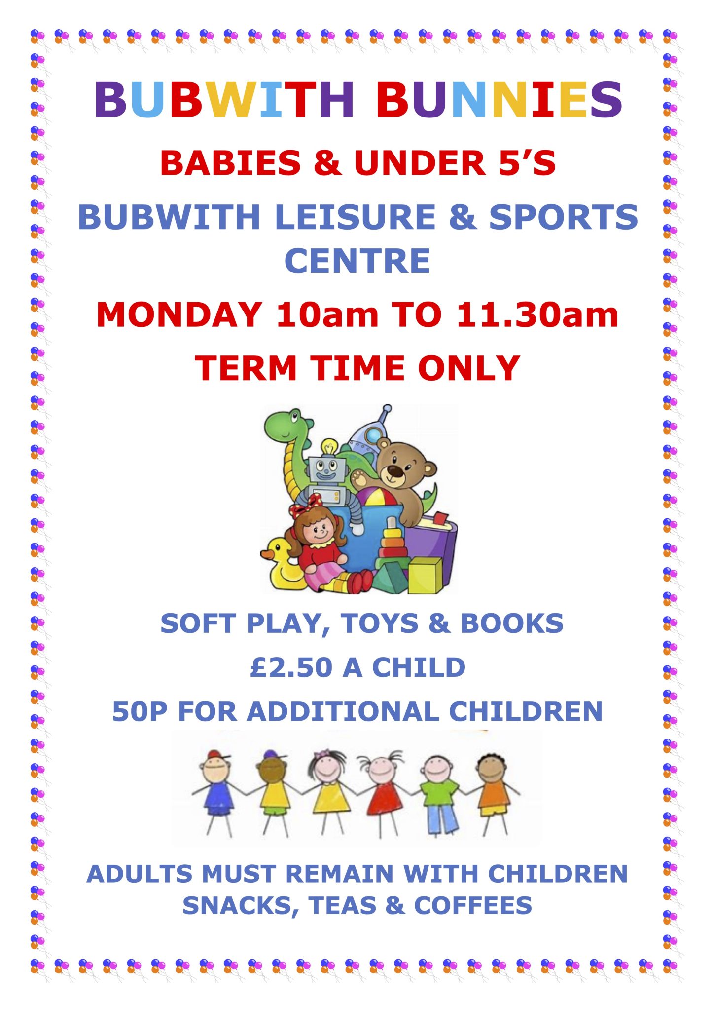 Bubwith Bunnies – Mother and Toddler Group – Bubwith Leisure and Sports ...